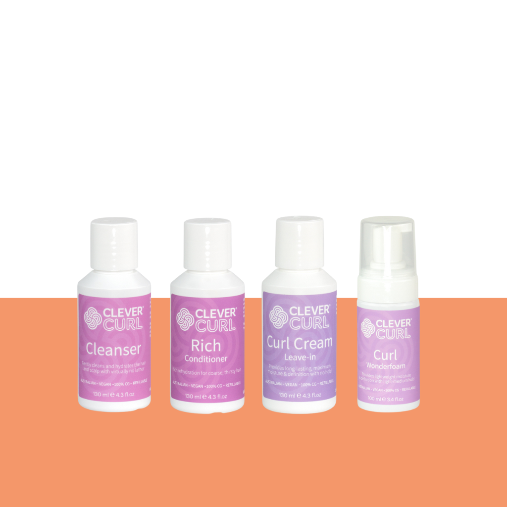 Clever Curl Mini Bundles | Travel-Sized Curl Care Essentials – Haircare ...