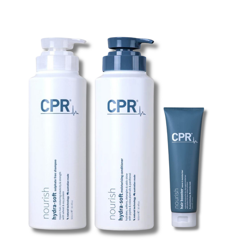 CPR Nourish Hydra-Soft Shampoo, Conditioner, and Leave-in Trio ...