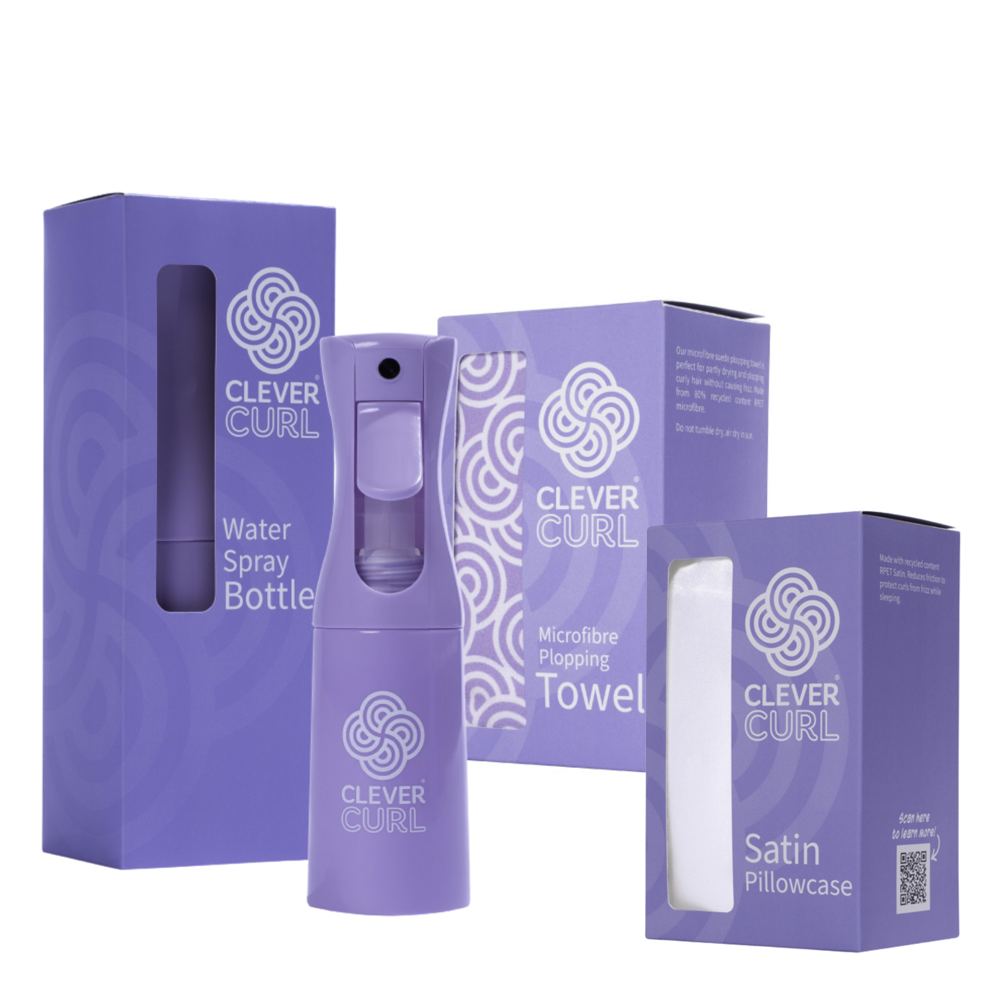 Clever Curl Accessories Trio – Curl Care Tools for Frizz-Free Hair ...