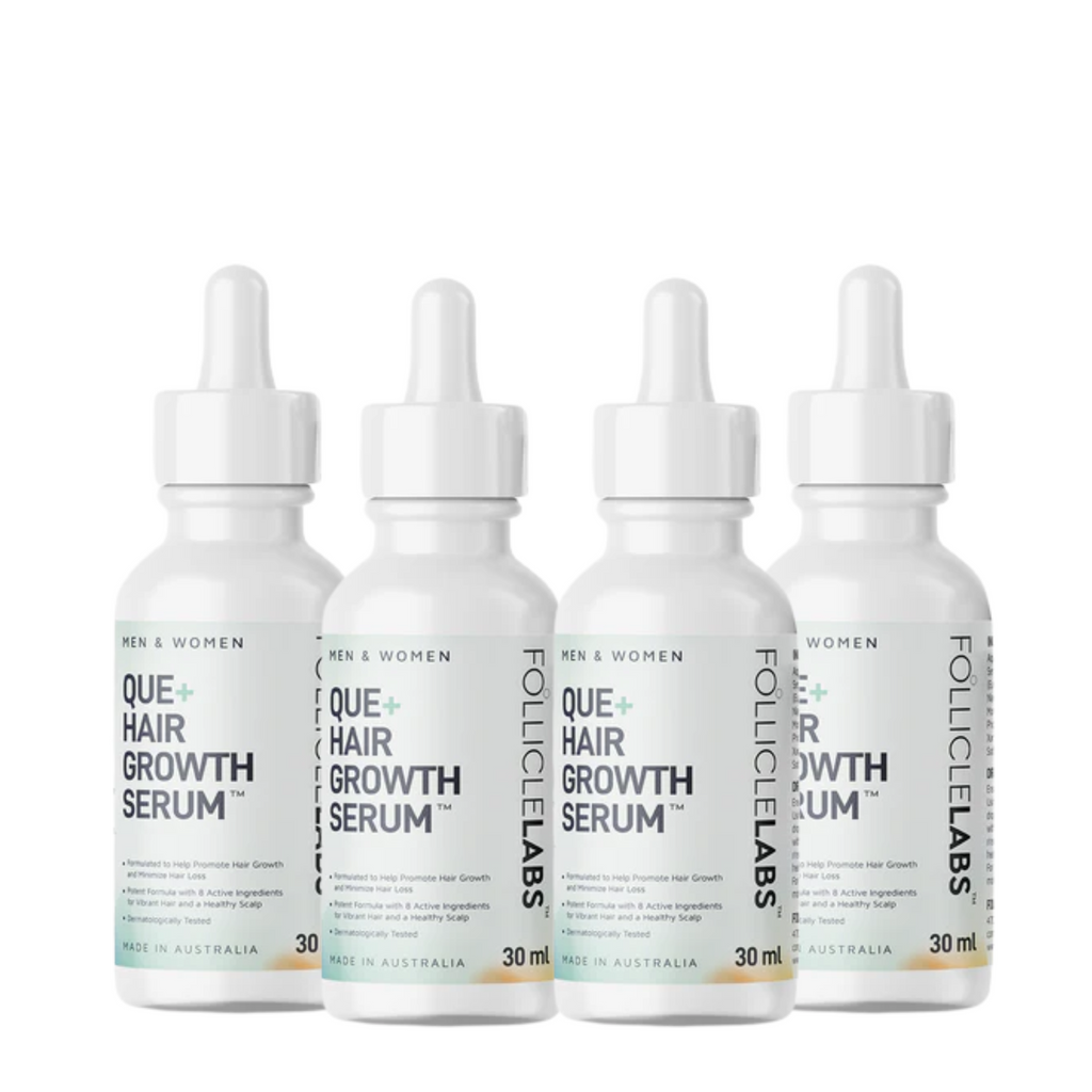 Follicle Labs Que+ Hair Growth Serum Quad Pack – Haircare Superstore