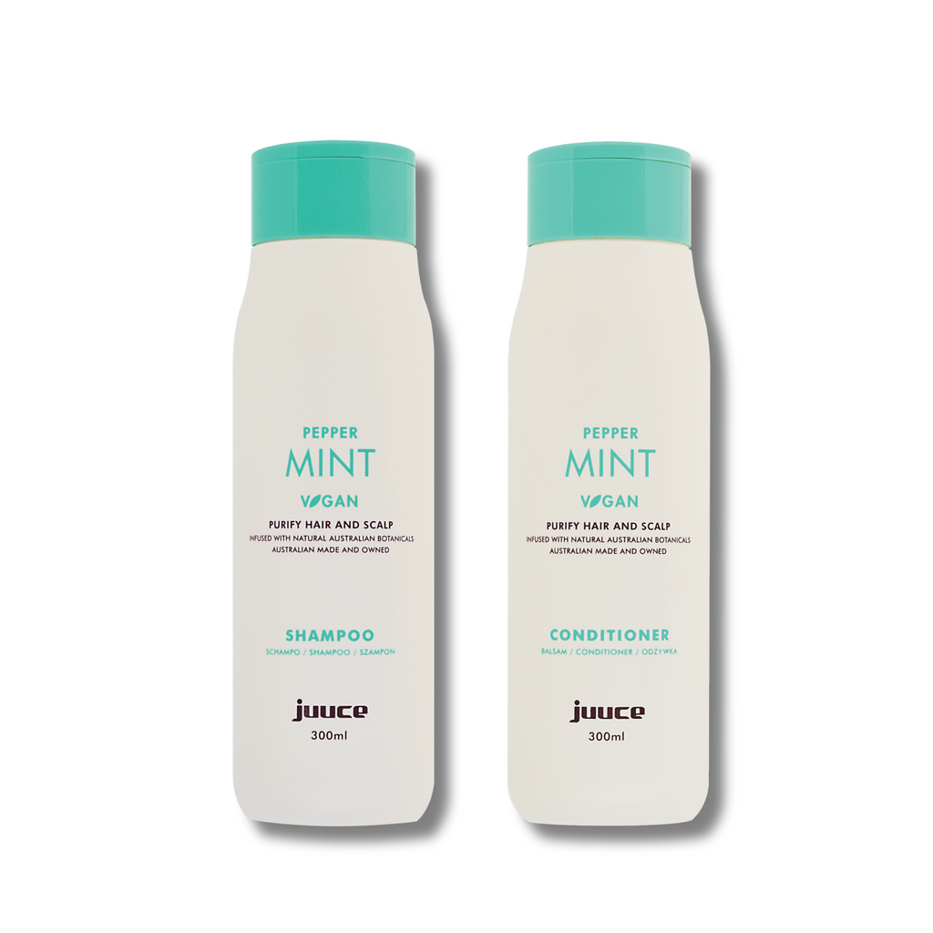 Juuce Peppermint Shampoo and Conditioner Duo – Haircare Superstore